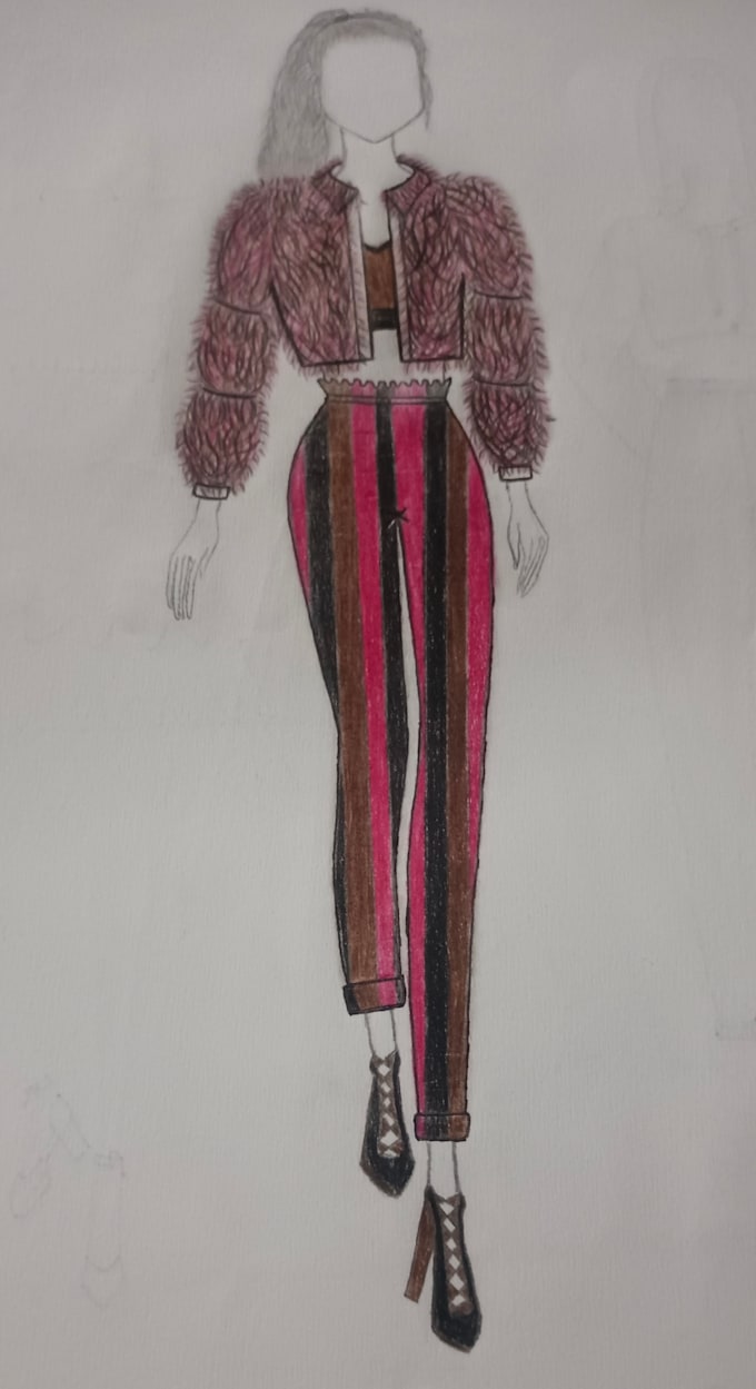 Design and sketch art for cloth by Asia_riaz | Fiverr
