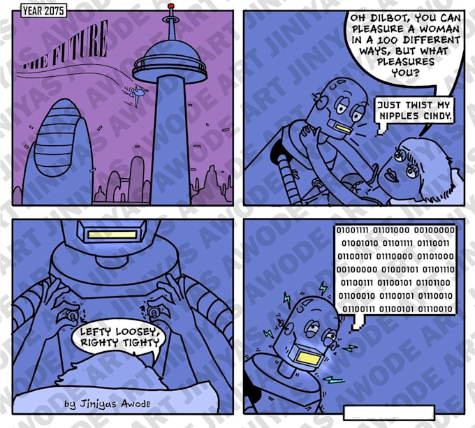 Draw an amazing webcomic, comic strip for you by Jiniyas_awode | Fiverr