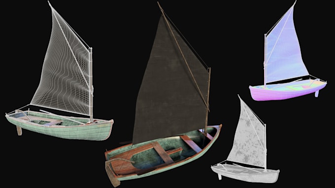 Create low poly pbr 3d model for unreal engine by Aleksei_sata | Fiverr