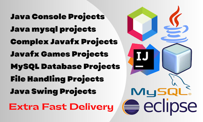 Code your java console javafx java swing projects by Abdulrehman686 ...