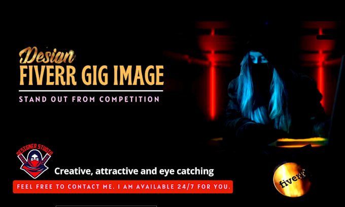 Design eye catchy fiverr gig image, thumbnail and cover by ...