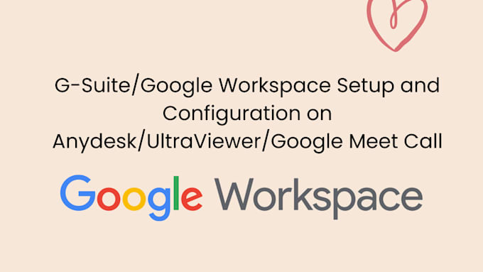 Setup and troubleshoot your google workspace, gsuite account by Azuresunil | Fiverr