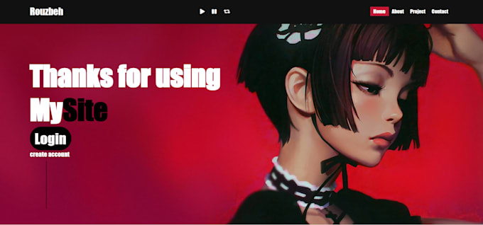 Make professional landing page website with html css by Tpl_melika | Fiverr