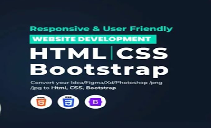 Do Frontend Web Development In Html Css Bootstrap Psd To Html Figma