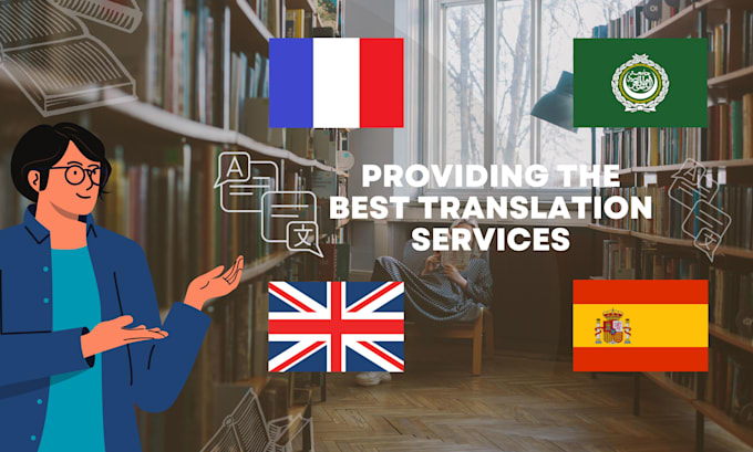 Offer you my translation services to 4 different languages by ...