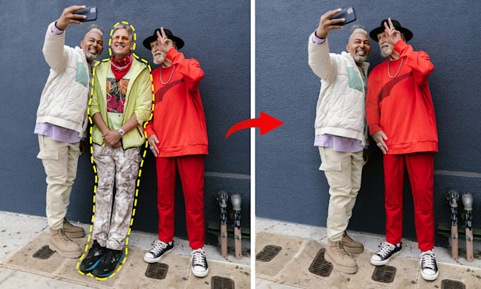 Add or remove people or objects from your photo by Ahsan_creations | Fiverr