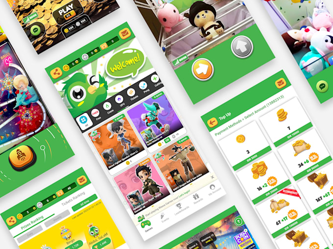 Mobile app ui ux design in figma by Mielru | Fiverr