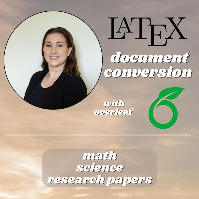 Convert your document to latex format with overleaf by Lexi_s316 | Fiverr