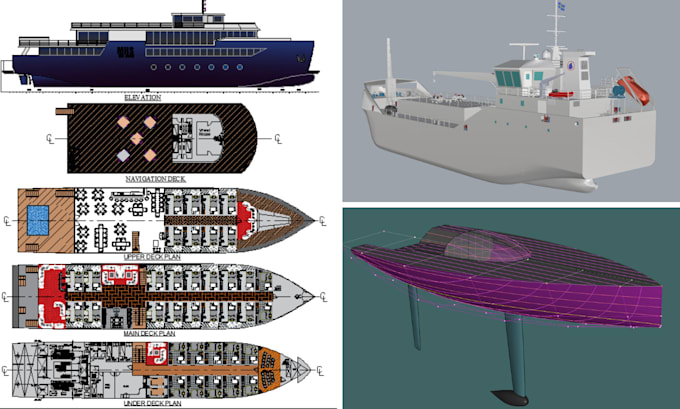 Design your boat, yacht or ship with stability and structure by Kazimd ...
