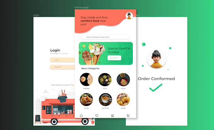 Do simple,modern ui ux design for and website by Sj_expe | Fiverr