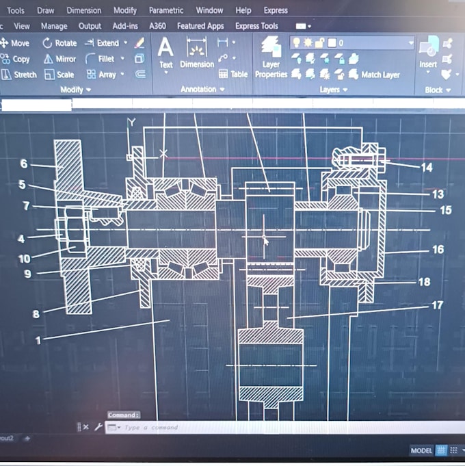 Draw the machine elements in autocad by Mahirkalsn | Fiverr