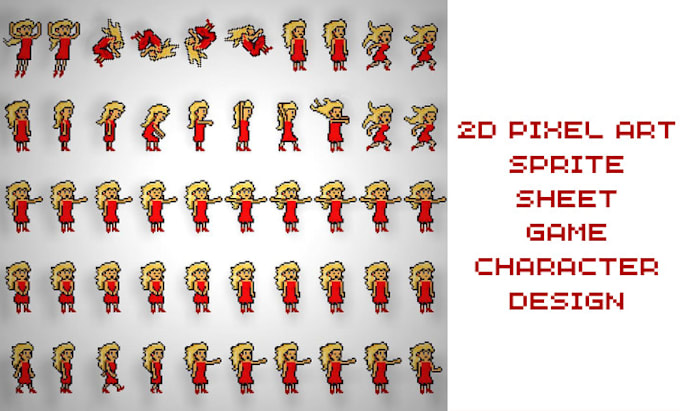 Animate your pixel art character, sprite sheet character and animation ...