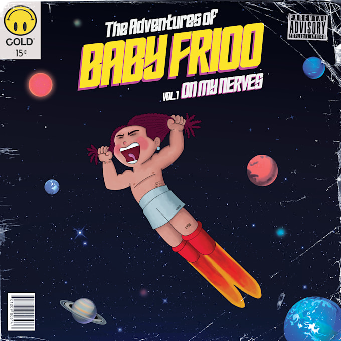 Create 2d, illustrated album cover by Directedbydc | Fiverr