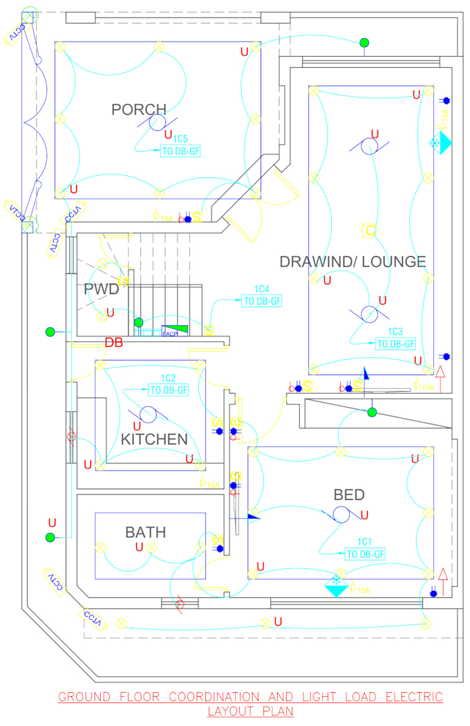 Do electrical design for your house or apartment by Structureexprt | Fiverr
