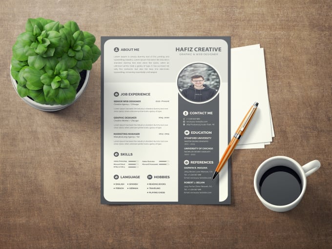 Design professional cv and resume by Rana52018 | Fiverr