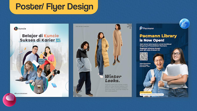 Design marketing flyer and poster design, for print and social media by ...