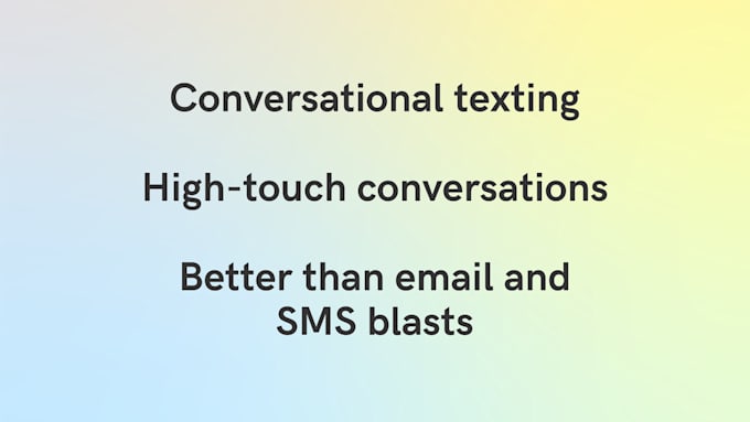 Send texts that may perform better than email marketing by Fvaa23 | Fiverr
