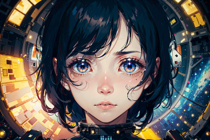 Create and enhance anime art for you using ai and manual editing by Li ...