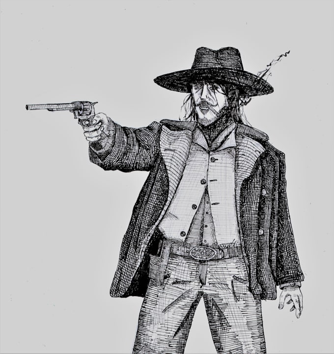 Draw ink illustration of character designs, scenarios by Trebuchet784 ...