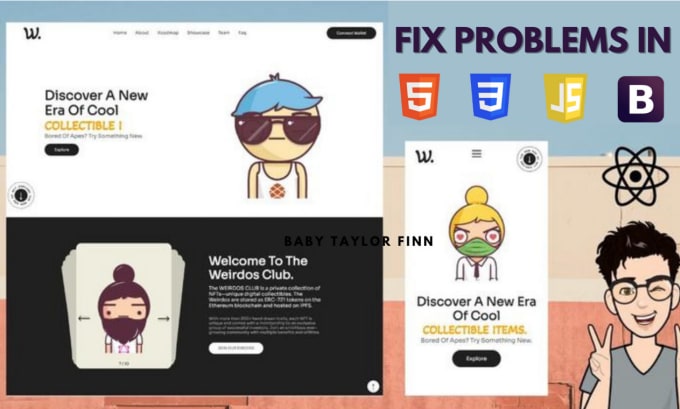 Fix your html, css, javascript, jquery issues by Chirantanoke | Fiverr Fix your html, css, javascript, jquery issues by Chirantanoke | Fiverr