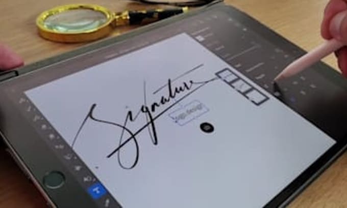 Make real signature logo design, handwritten design by Logo6372 | Fiverr