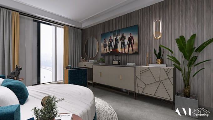 Create photorealistic interior 3d renderings for you by Aemme3d | Fiverr