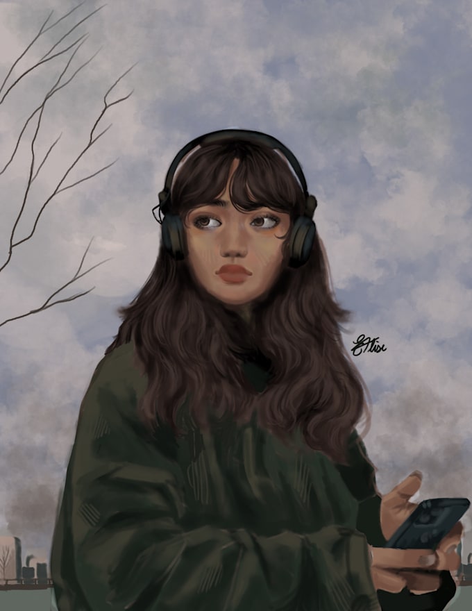 Draw semi realistic art by Skylava0 | Fiverr