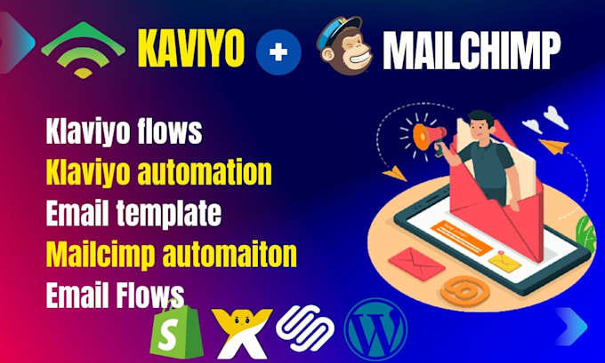Klaviyo flows mailchimp or klaviyo automation email template design by ...