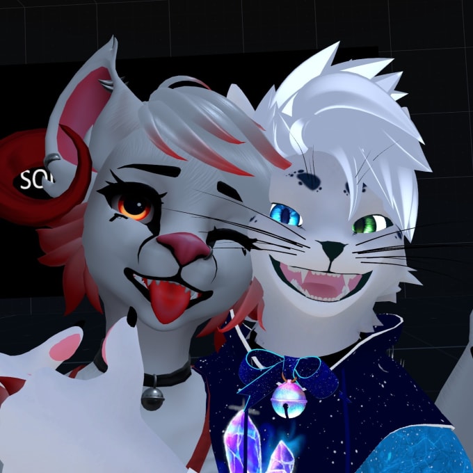 Do Custom Furry Avatar Vr Character 3d Model Vrchat Avatar Furry Nsfw Avatar By Magicthar Fiverr