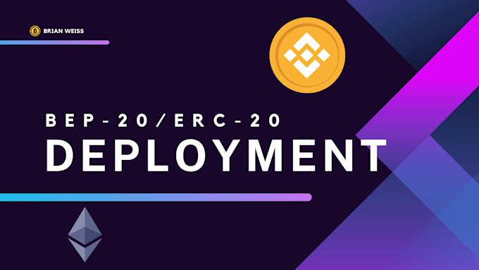 Create custom erc20, bep20, polygon token smart contracts by Brianweissct | Fiverr