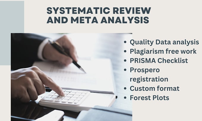 Write peer reviewed journal article, systematic review, and meta analysis by Grantsteves | Fiverr