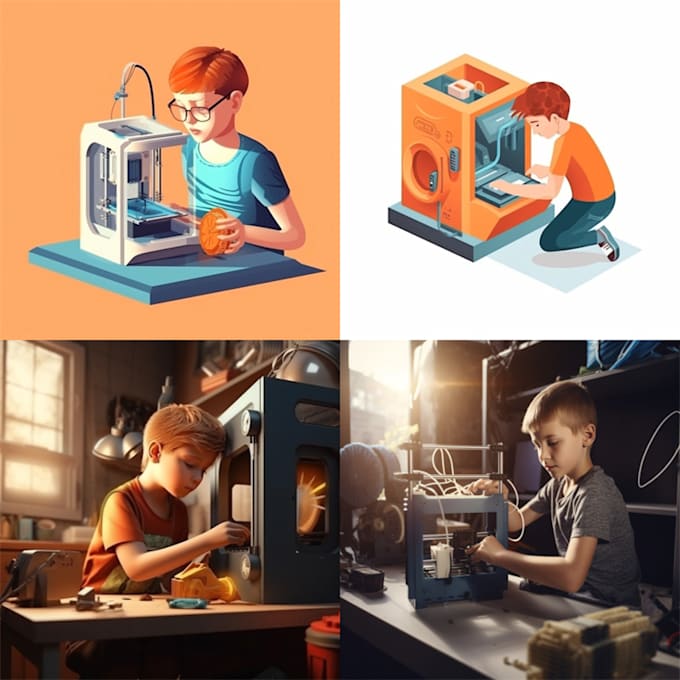 Create cartoon character concept art using ai by an animator by ...