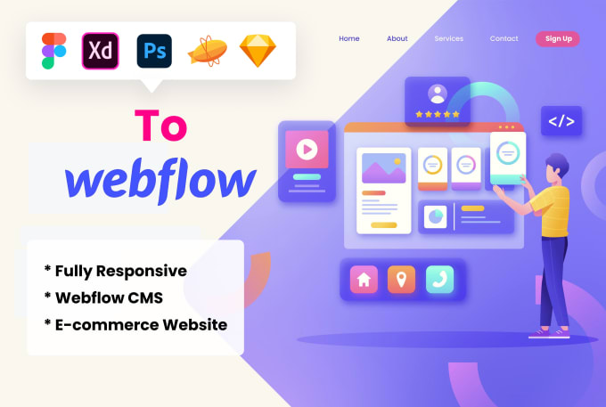 Convert figma to webflow, xd to webflow, psd to webflow by Webflow ...