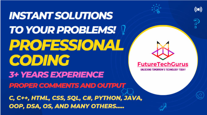 Do Cpp C Csharp Webpage Sql Database And Other Programming Projects By Kabeeahmad Fiverr