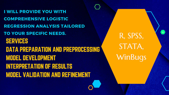 Perform accurate logistic regression analysis for your data by Michydaniels | Fiverr