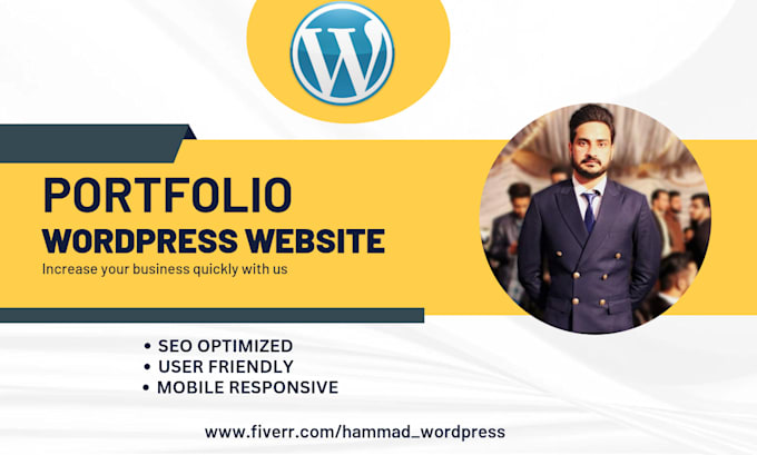 Create a personal portfolio website to showcase your talent by Hammad_wordpres | Fiverr