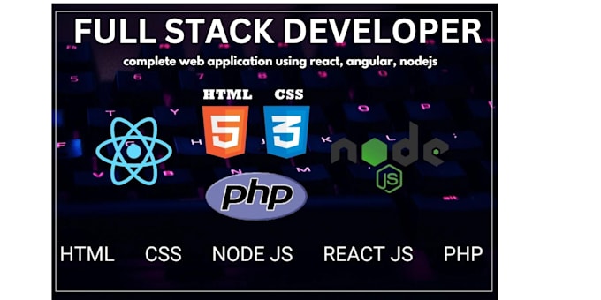 Develop a complete web application using react, angular, nodejs by ... Develop a complete web application using react, angular, nodejs by ...