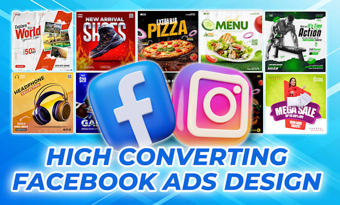 Create or replicate facebook ads designs or social media design by ...