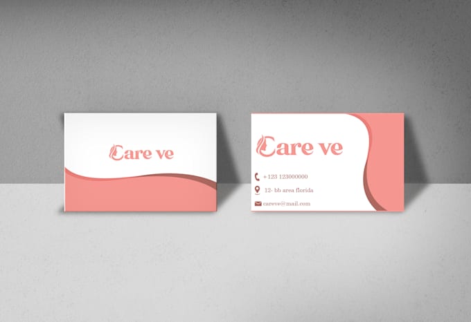 Offer professional business card with brand logo with mockup by ...
