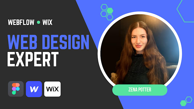 Craft a stunning website for you in webflow, wix by Zenadesigns_ | Fiverr