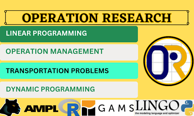 Do operation research linear programming and mathematical model by Mumairhameed | Fiverr