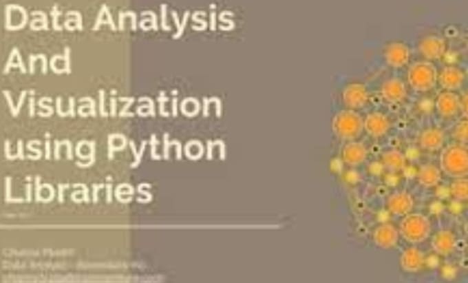 Do Python Projects And Visualizations Using Matplotlib Of Ml By Gowribhavani Fiverr