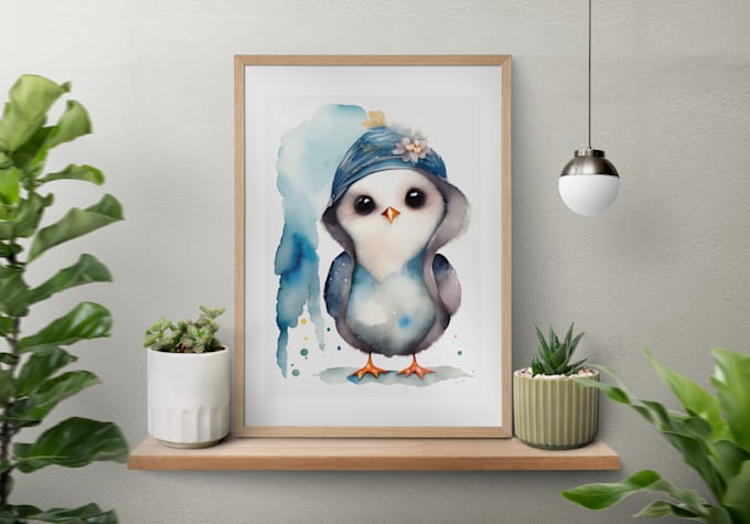 Create cute watercolor illustration by Ps_daniel | Fiverr