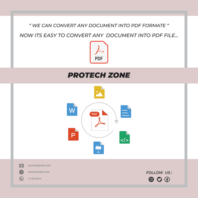 Convert any document into pdf file by Protechzone3 | Fiverr Convert any document into pdf file by Protechzone3 | Fiverr