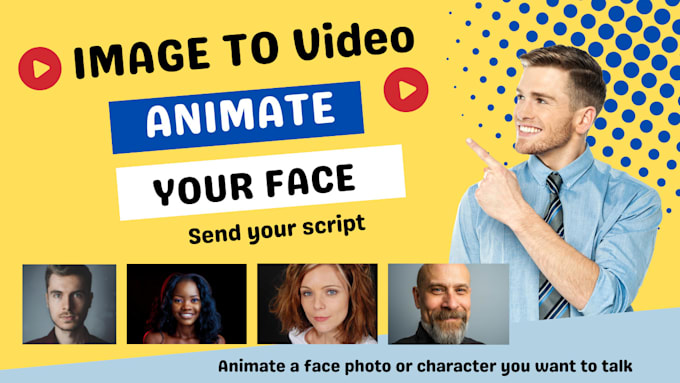 Animate a face photo or character you want to talk by Superschool | Fiverr