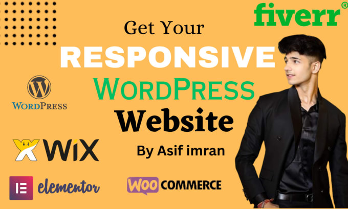 Build responsive wordpress website design by Website_guru_ai | Fiverr