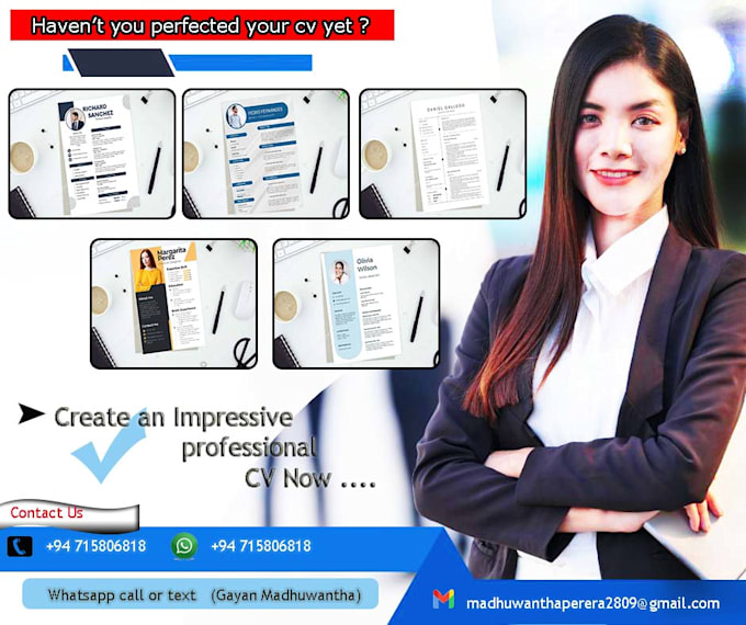Write your professional modern cv by Boos_99 | Fiverr