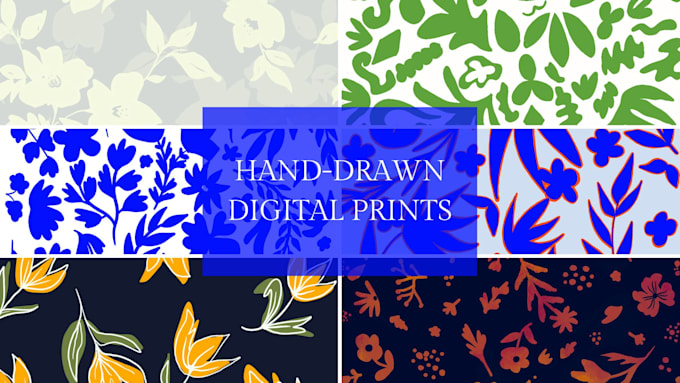 Create digitally hand drawn patterns by Siddhanganaanan | Fiverr