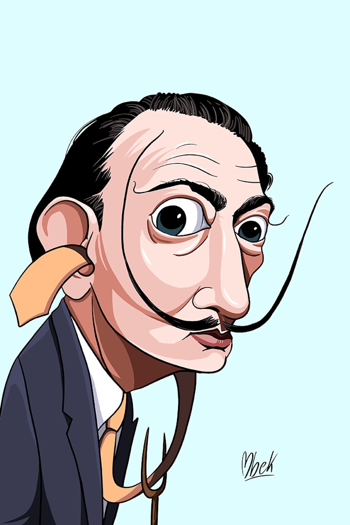 Draw cool vector portrait caricatures by Bivekb | Fiverr