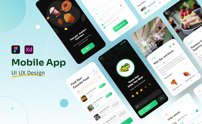 Do Interactive Mobile App Ui Ux Design And Prototype In Figma By Sozib